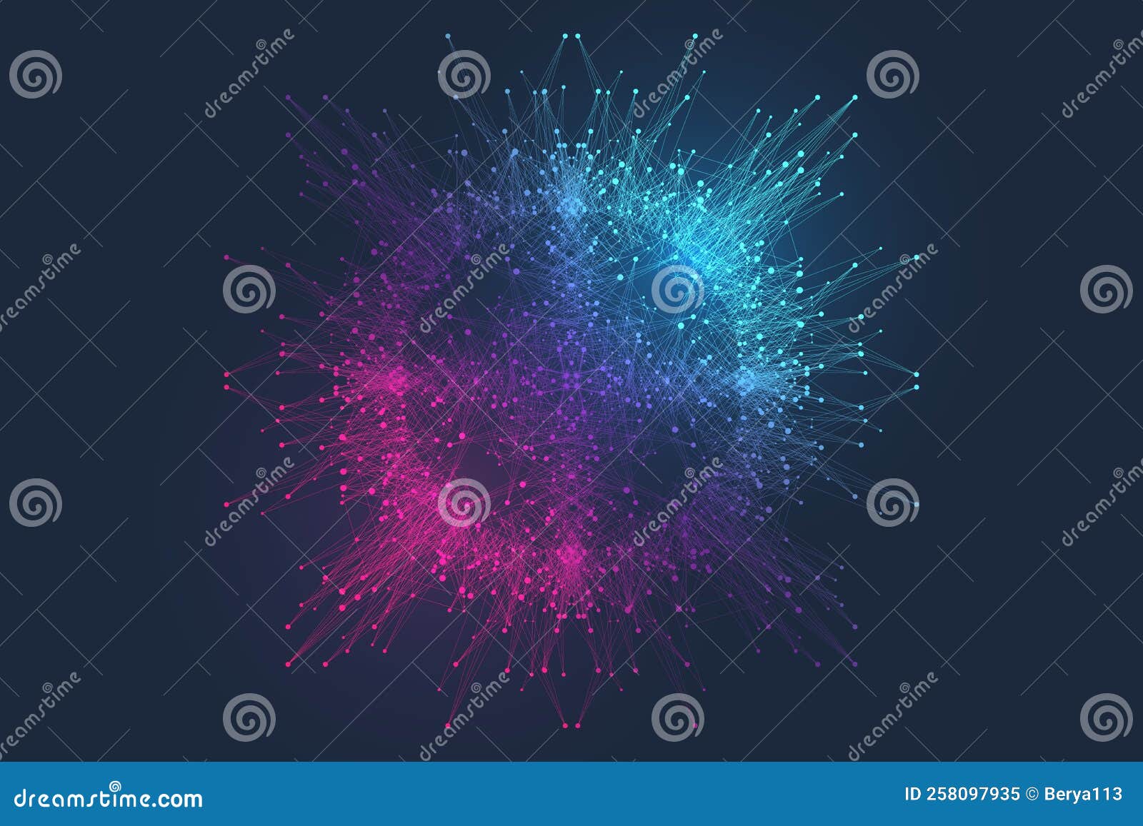Quantum Computing Concept. Deep Learning Artificial Intelligence Stock ...