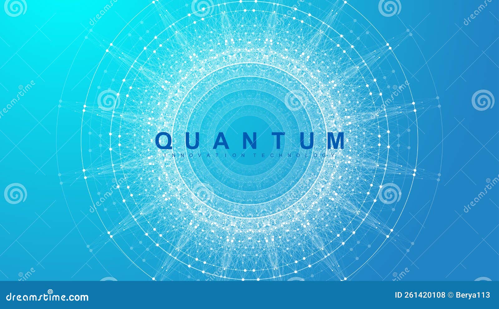 Quantum Computing Concept. Deep Learning Artificial Intelligence Stock ...