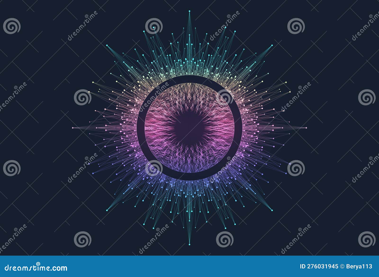 Quantum Computing Concept. Deep Learning Artificial Intelligence Stock ...