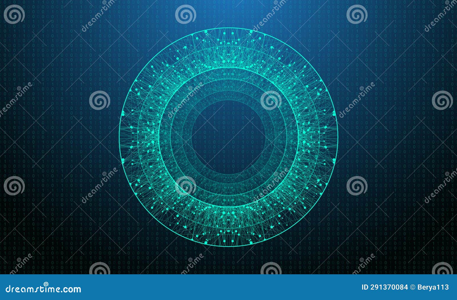 Quantum Computing Concept. Deep Learning Artificial Intelligence Stock ...