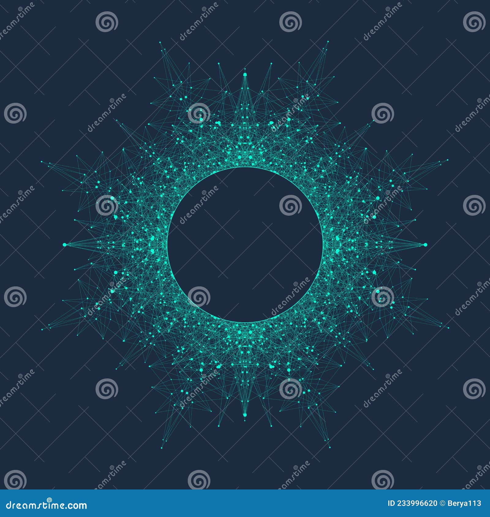 Quantum Computing Concept. Deep Learning Artificial Intelligence Stock ...