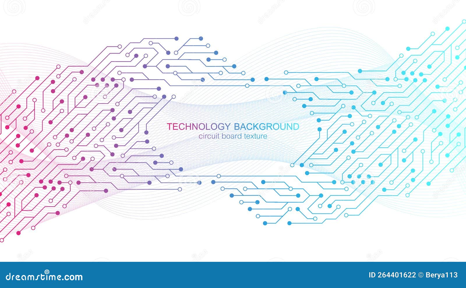 Quantum Computing Concept. Motherboard Computer Generated Abstract Background Stock Vector ...