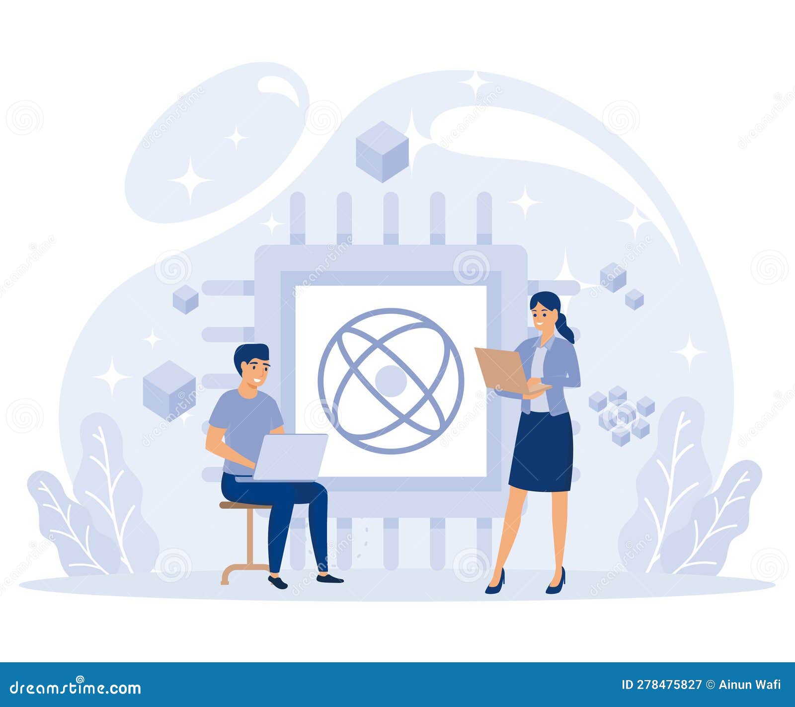 Quantum Computing Concept. Optical Technology, Photonics Research Stock ...