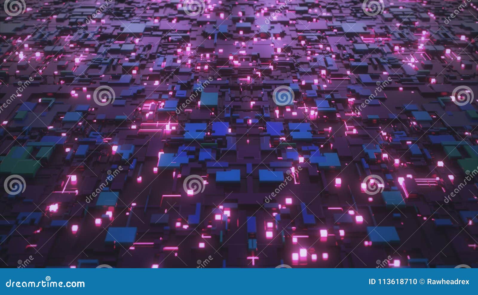 Quantum computing concept. stock footage. Video of brilliant - 113618710