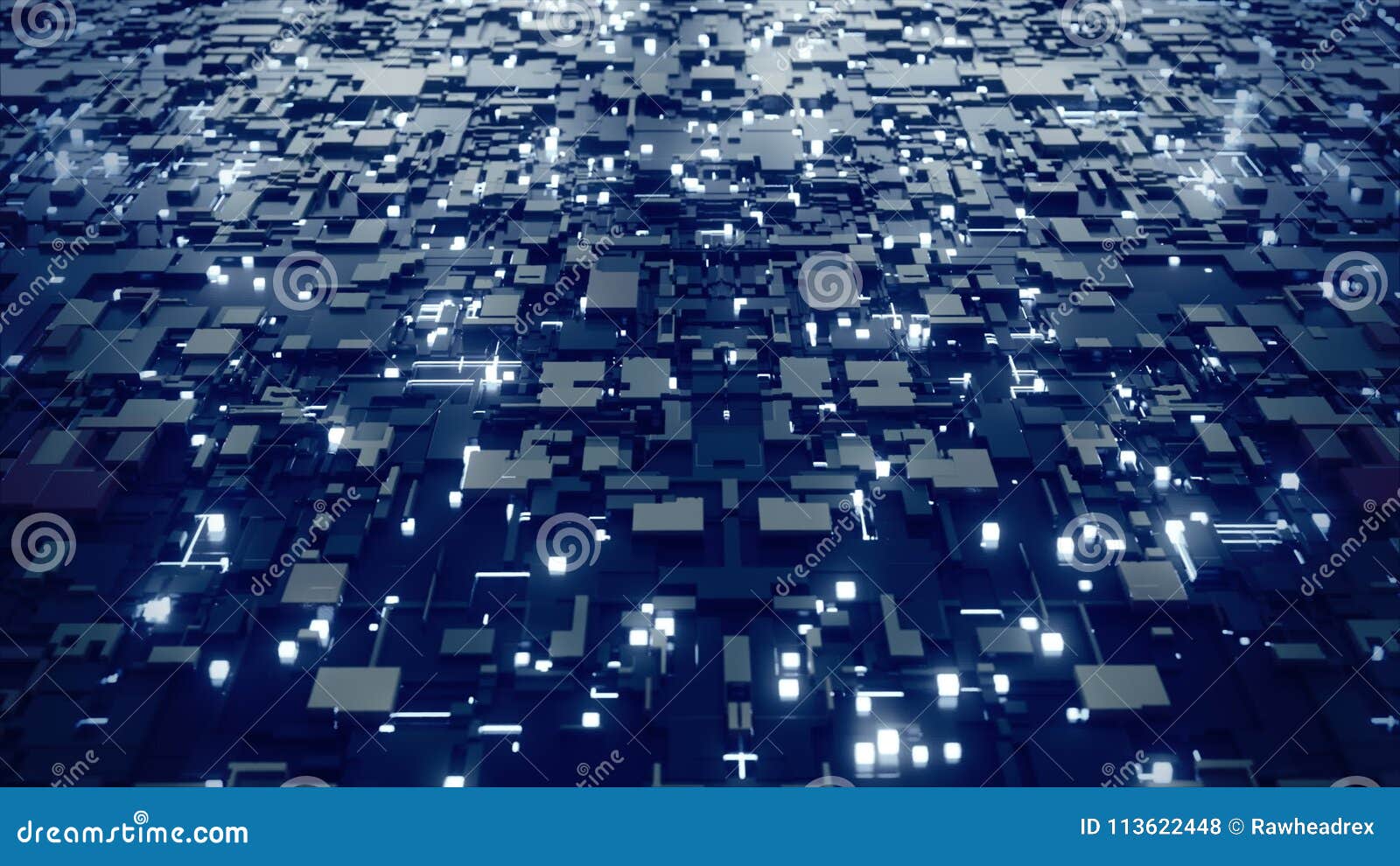 Quantum computing concept. stock footage. Video of geometry - 113622448