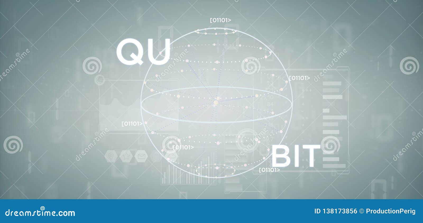 Quantum Computing Concept With Qubit Icon 3d Rendering Stock Photo ... Quantum Computing Concept With Qubit Icon 3d Rendering Stock Photo ...
