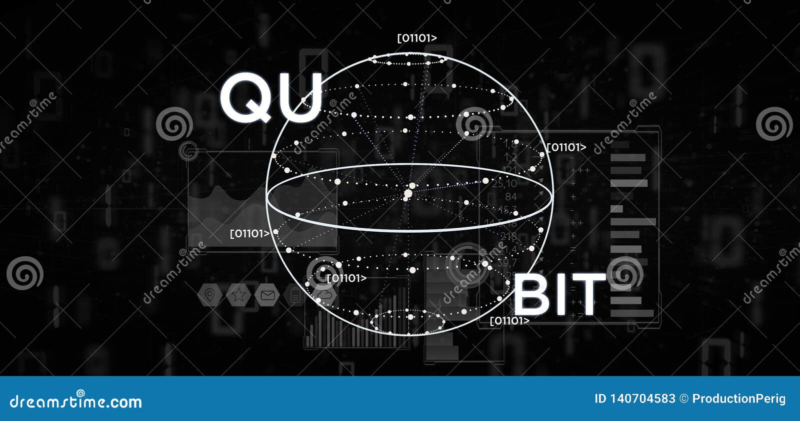 Quantum Computing Concept with Qubit Icon 3d Rendering Stock ... Quantum Computing Concept with Qubit Icon 3d Rendering Stock ...