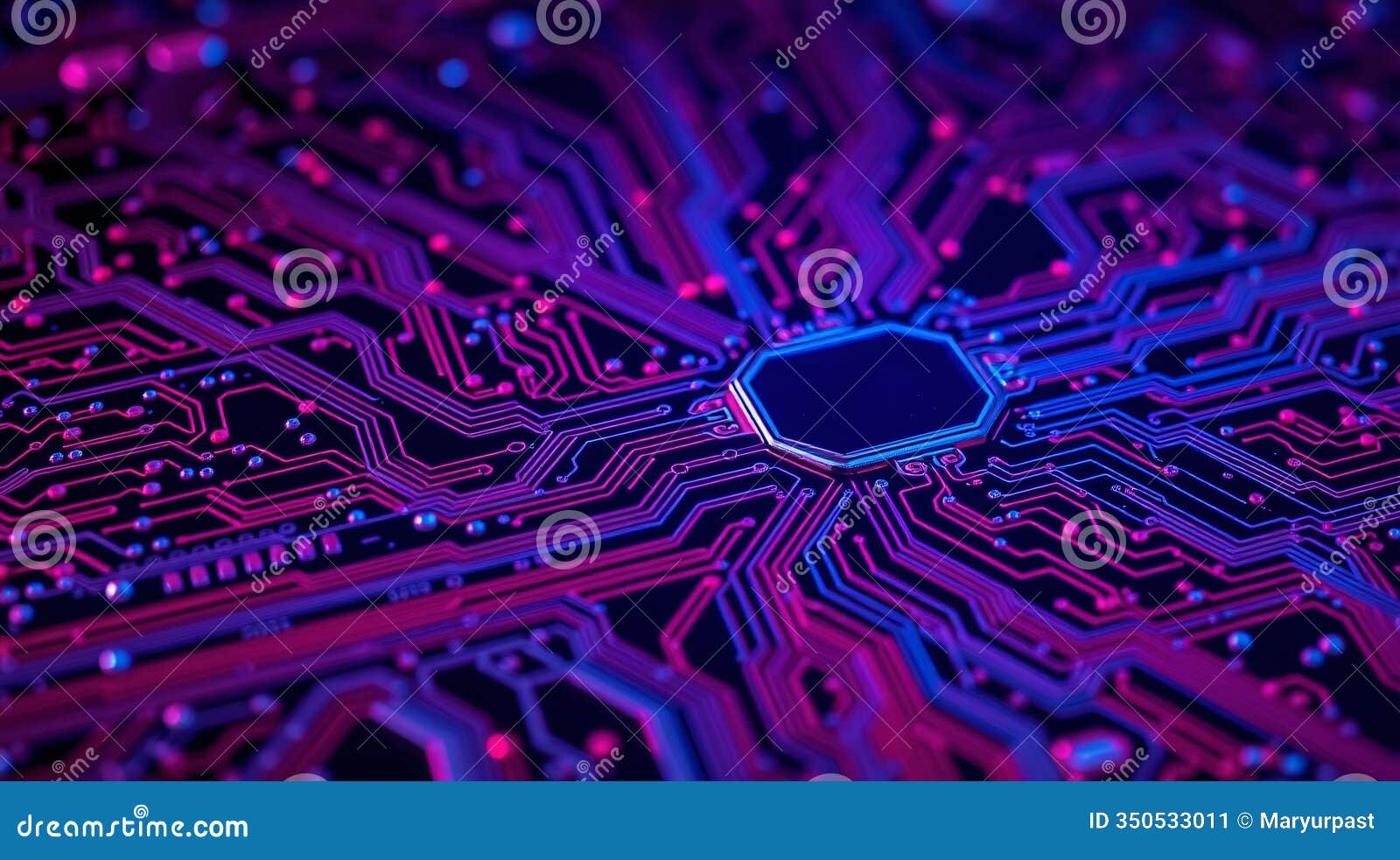 Quantum Computing Electric Circuit Blue Purple Lines Stock Illustration ... Quantum Computing Electric Circuit Blue Purple Lines Stock Illustration ...