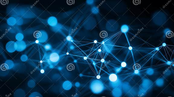 Quantum Computing, Futuristic Data Visualization, Interconnected Network, Technological ...