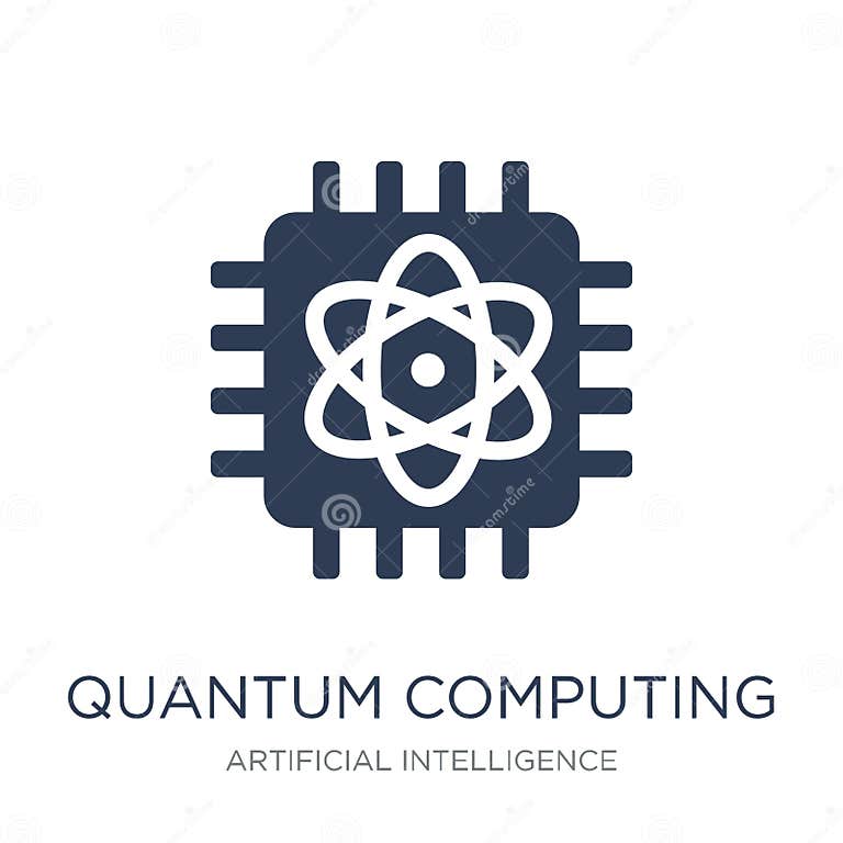 Quantum Computing Icon. Trendy Flat Vector Quantum Computing Ico Stock ...