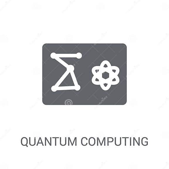 Quantum Computing Icon. Trendy Quantum Computing Logo Concept on Stock ...