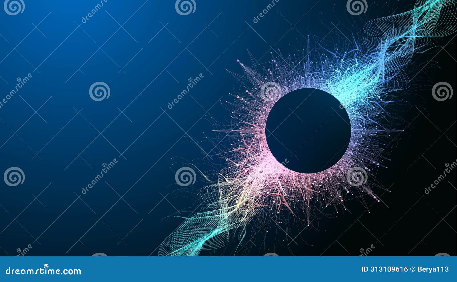 Quantum Computing Idea Design Element Concept. Deep Learning Artificial Intelligence. Generative ...