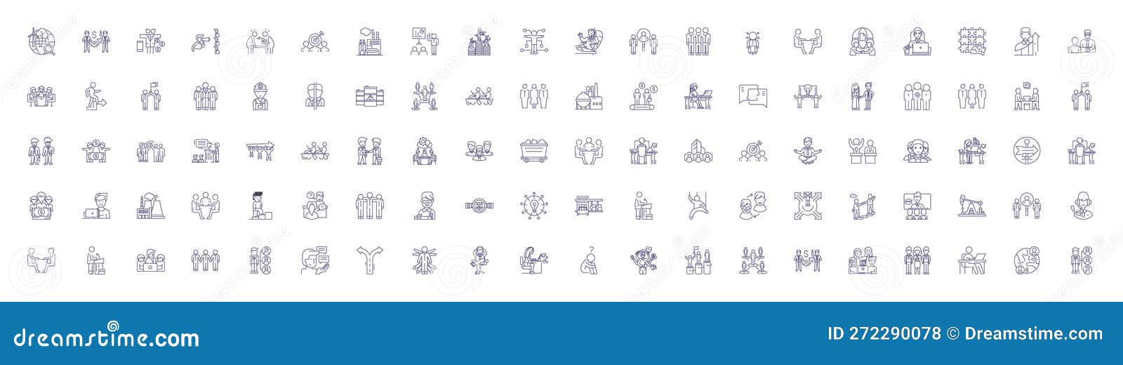 Quantum Computing Line Icons Signs Set. Design Collection of Quantum ...