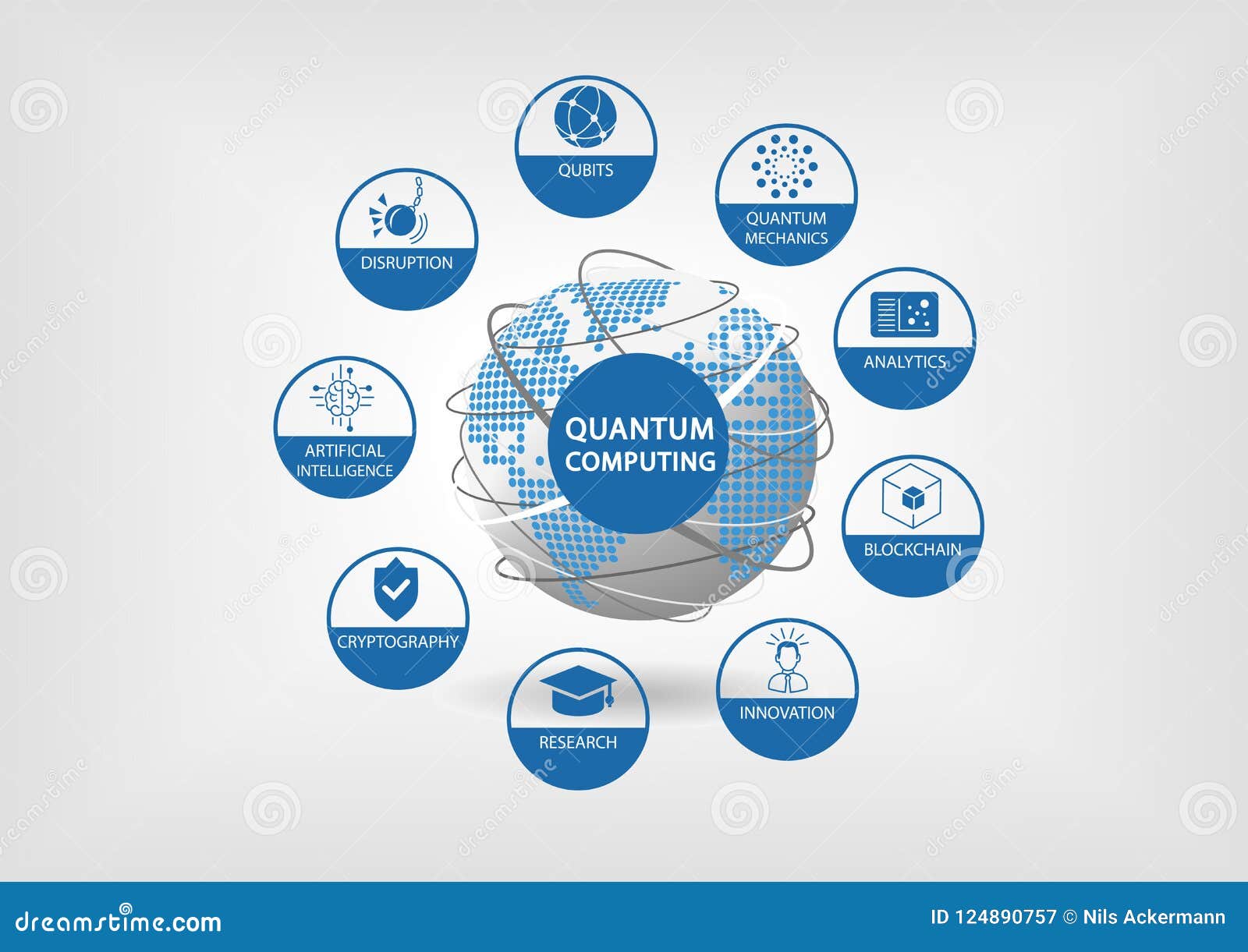 Quantum Computing Concept With Qubit Icon 3d Rendering Royalty-Free ... Quantum Computing Concept With Qubit Icon 3d Rendering Royalty-Free ...