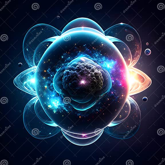 Quantum Concepts Involve Particles Stock Photo - Image of element ...