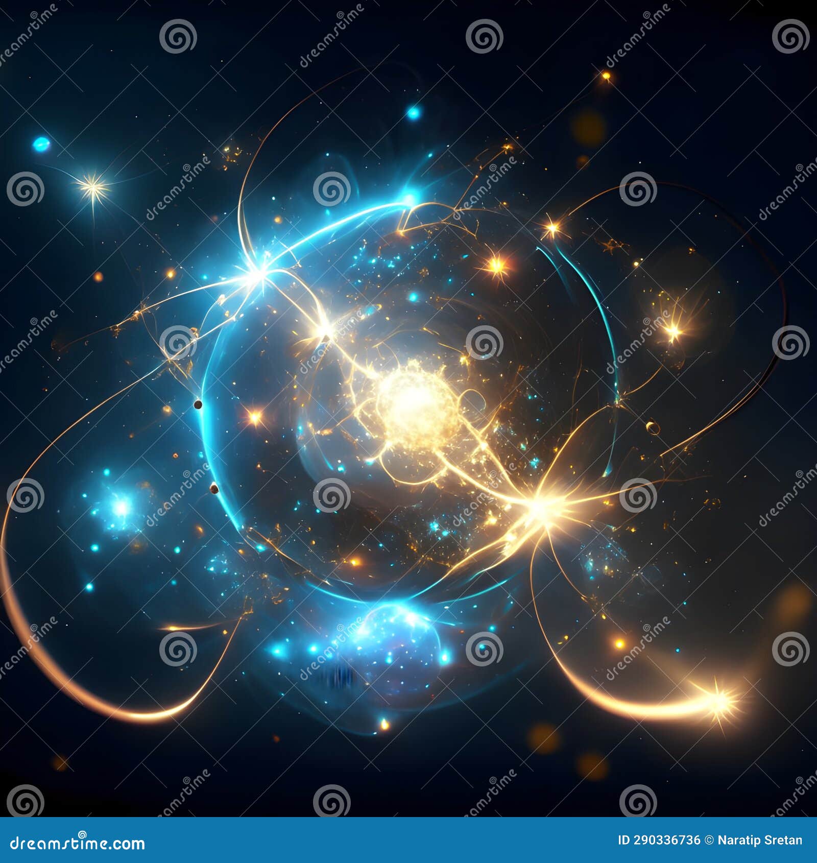 Quantum Concepts Involve Particles Stock Photo - Image of graphic ...