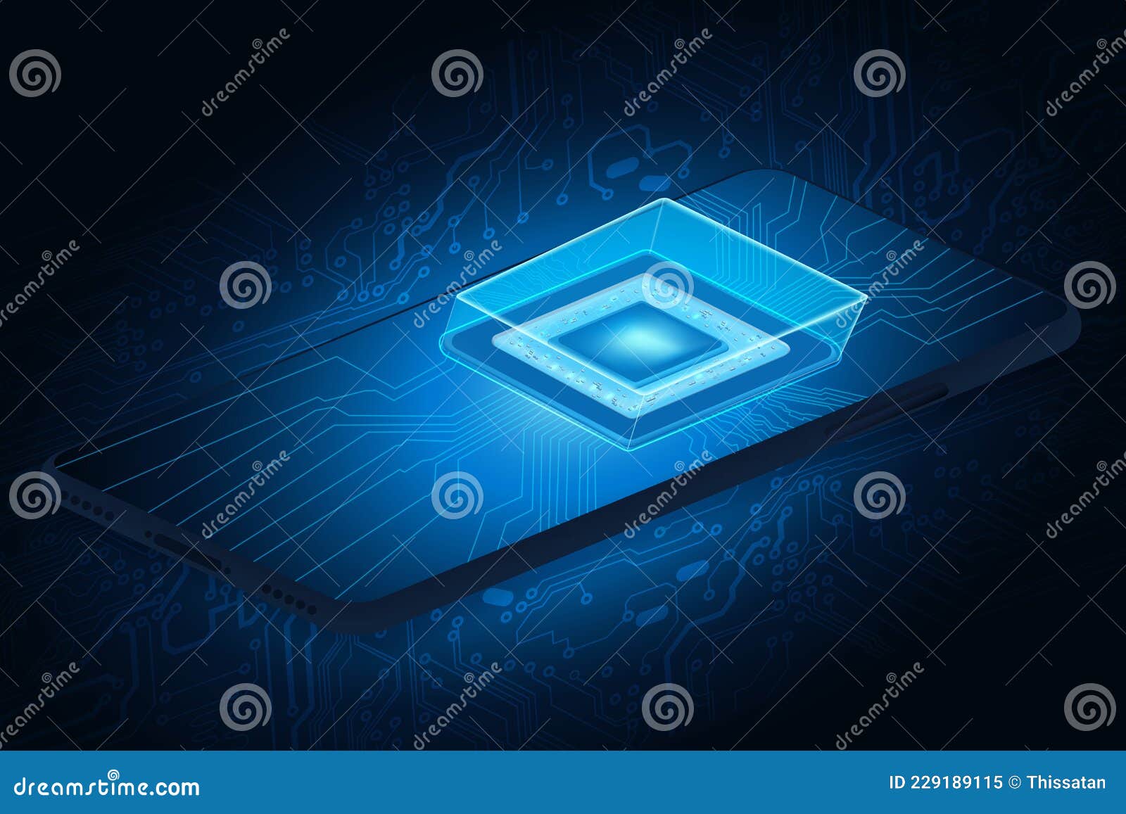 Digital Processor CPU - Vector Logo Template For Corporate Identity ... Digital Processor CPU - Vector Logo Template For Corporate Identity ...
