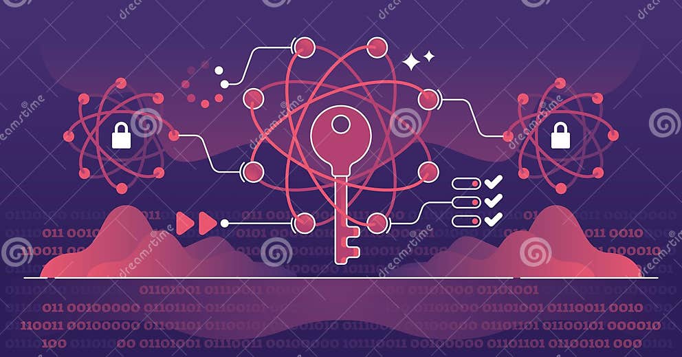 Quantum Cryptography Focuses on Secure Communication Using Quantum Mechanics. Key ... Stock ...