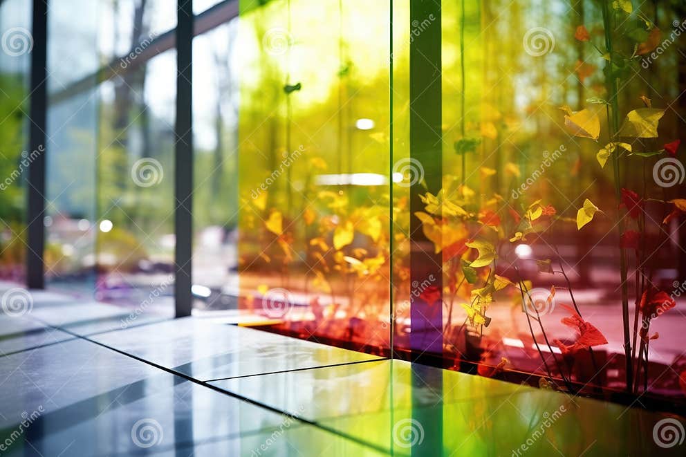 Quantum Dot Solar Window in Action Stock Image - Image of solar ...