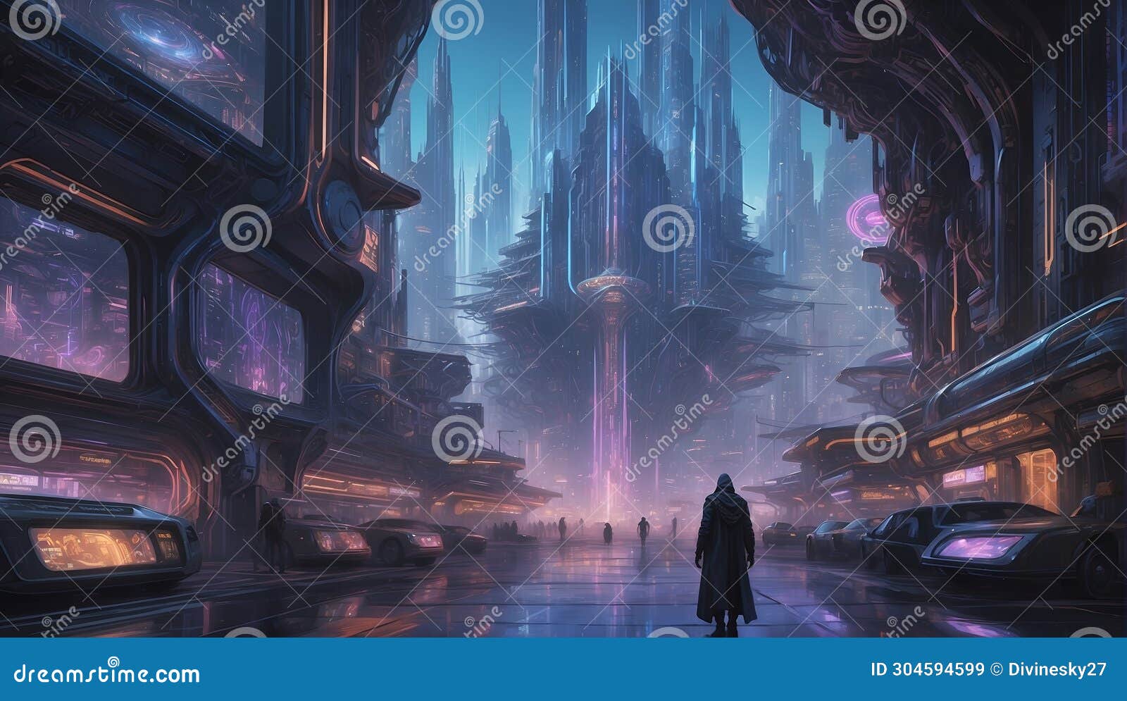 Quantum Elegance: Cyberpunk Hacker S Dance of Precision. Generative AI ...