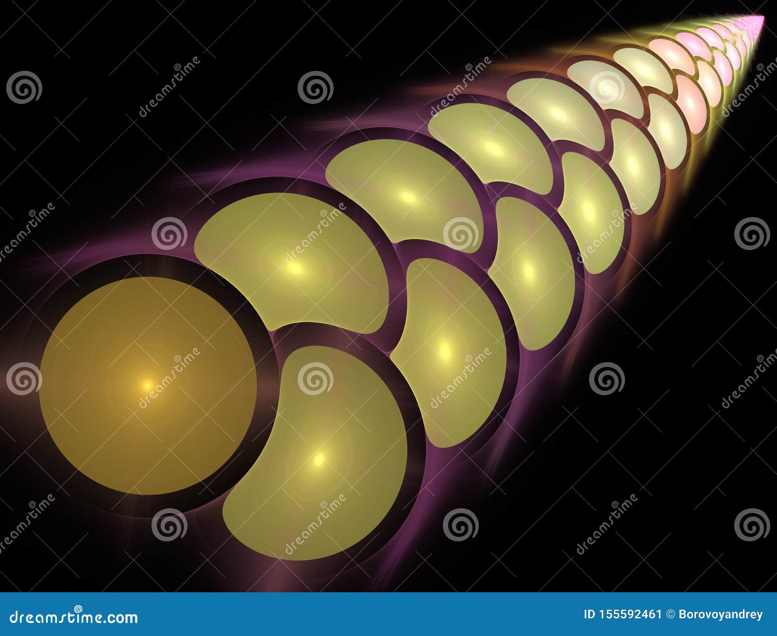 Quantum Energy Bubbles- Abstract Scientific Illustration Stock ...