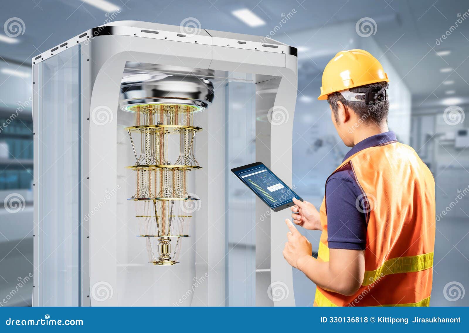 Quantum Engineering Technology with Engineer Develop Quantum Computer ...