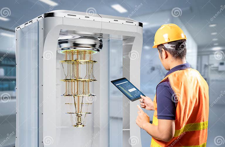 Quantum Engineering Technology with Engineer Develop Quantum Computer ...