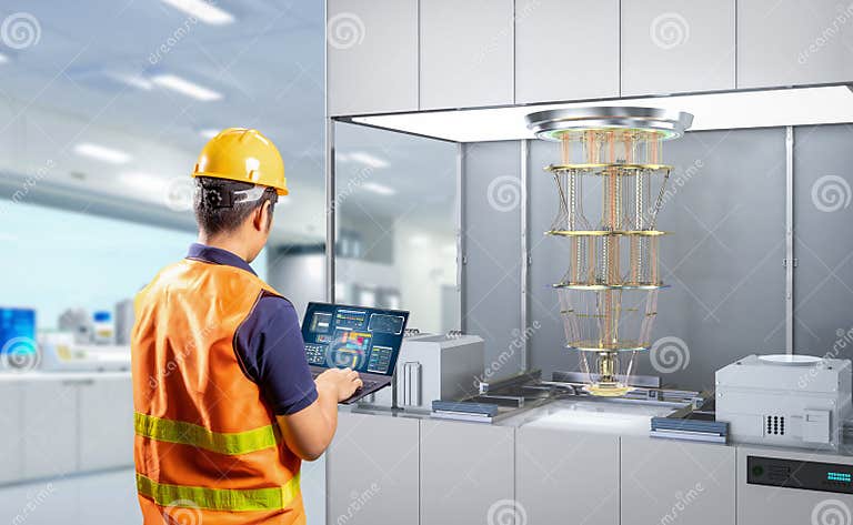Quantum Engineering Technology with Engineer Develop Quantum Computer ...
