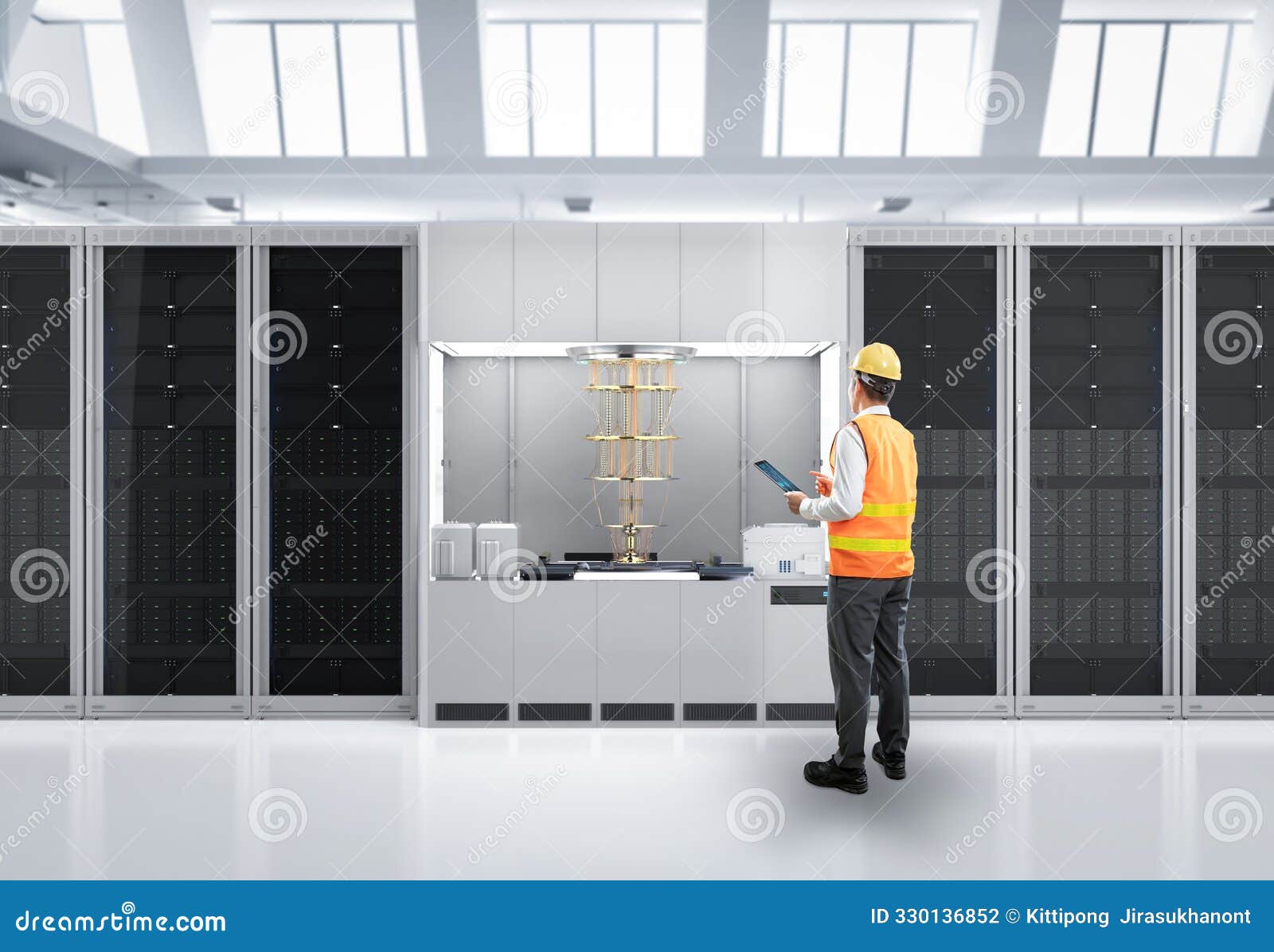 Quantum Engineering Technology with Engineer Develop Quantum Computer ...