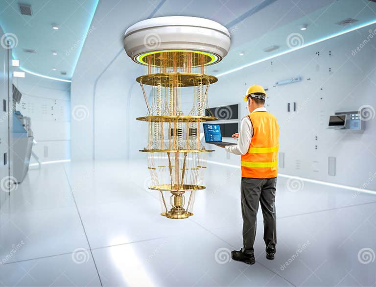 Quantum Engineering Technology with Engineer Develop Quantum Computer ...