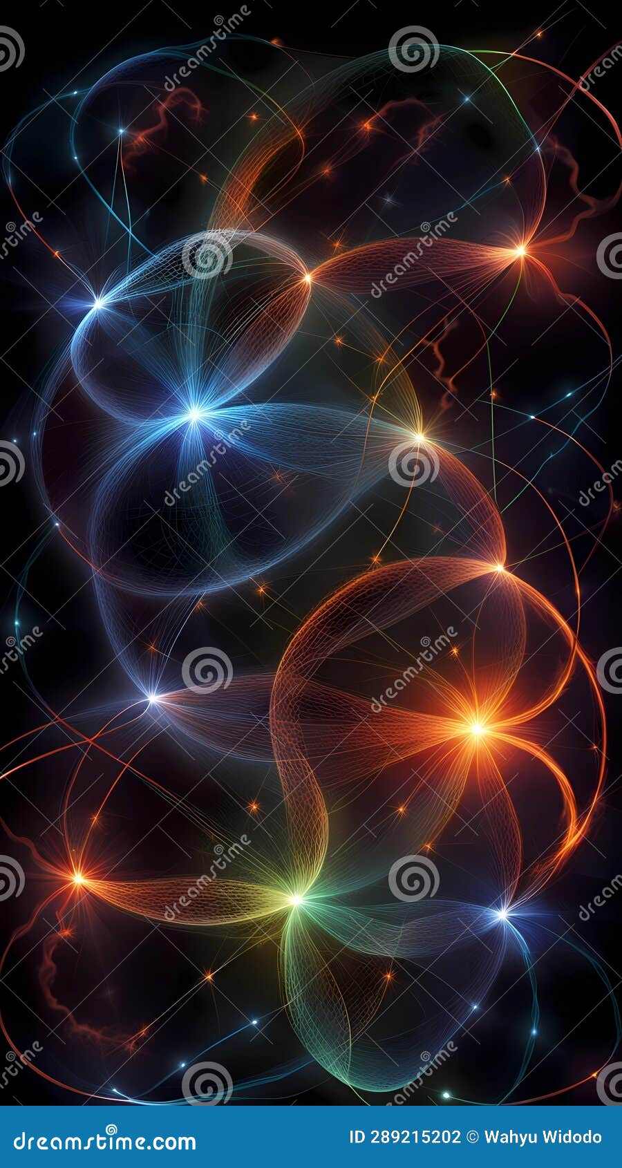Quantum Entanglement Of Photons Concept Art Illustrations Ai Generated ... Quantum Entanglement Of Photons Concept Art Illustrations Ai Generated ...