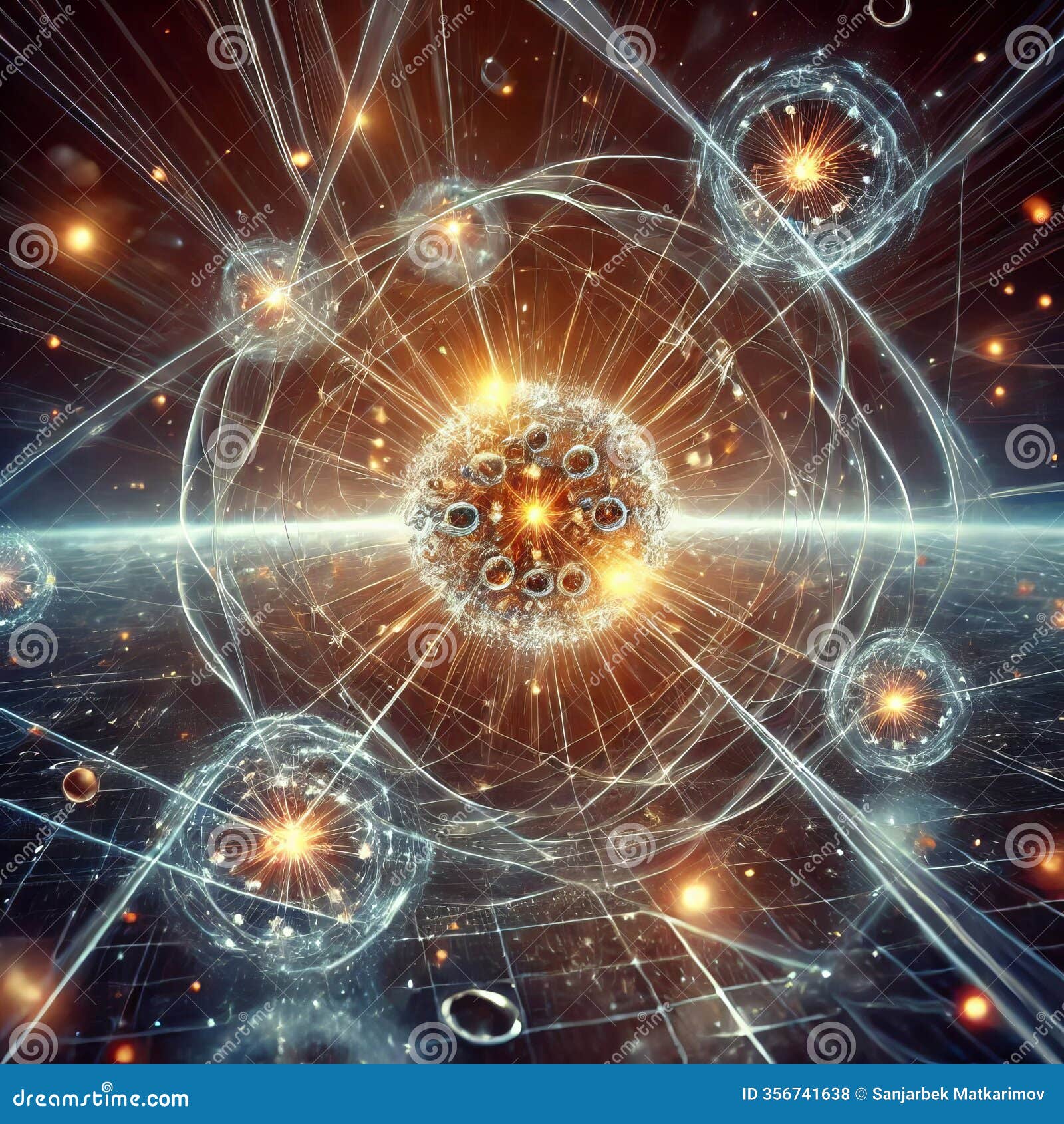 Quantum Entanglement a Representation of Quantum Entanglement Wi Stock ...