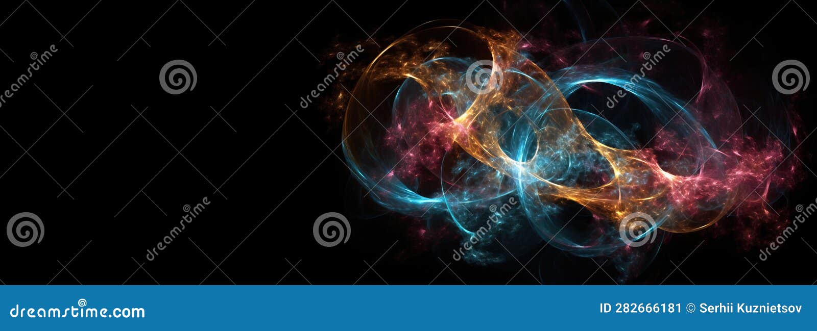 Quantum Entanglement, Scientific Technology Abstract Concept. AI ...