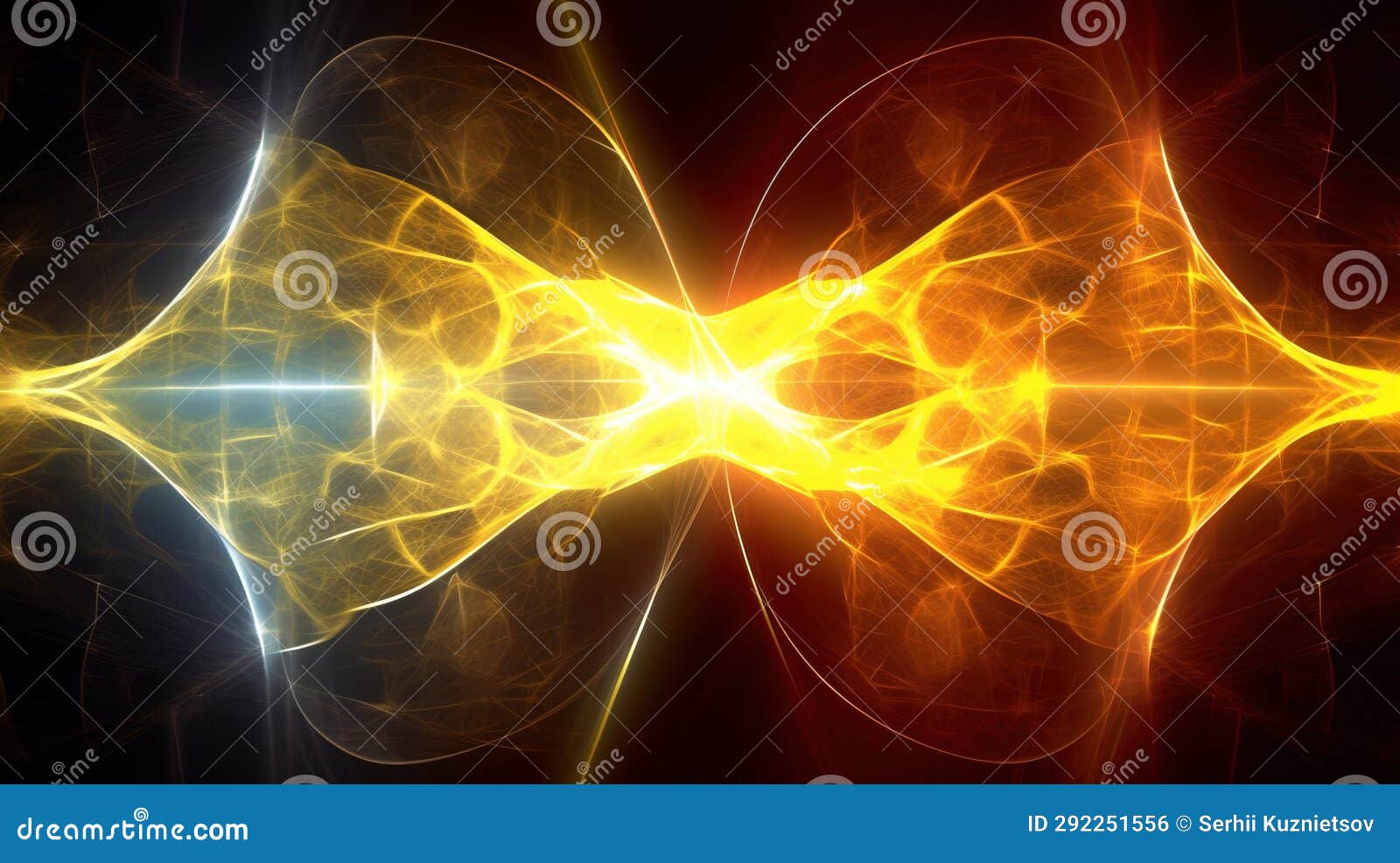 Quantum Entanglement, Scientific Technology Abstract Concept. AI ...