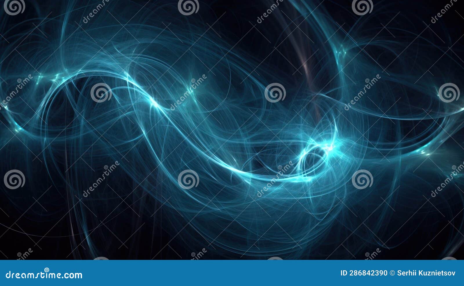 Quantum Entanglement, Scientific Technology Abstract Concept. AI ...