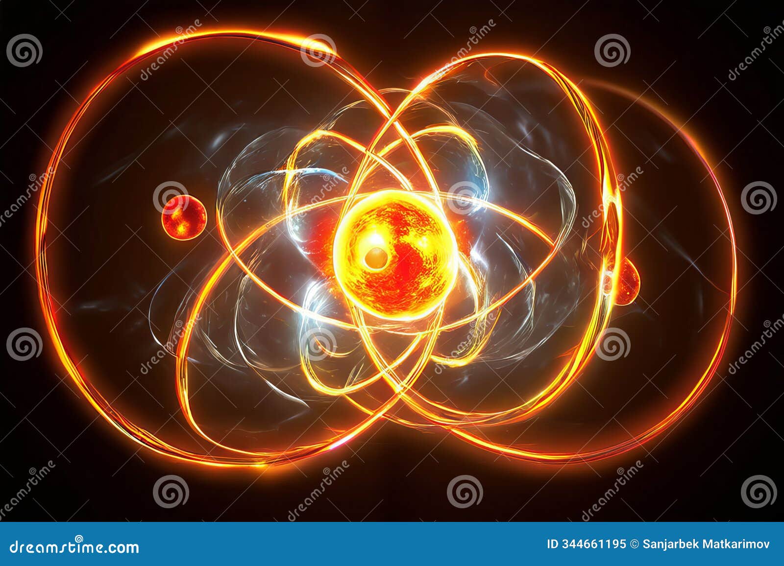 Quantum Entanglement a Visual Representation of Quantum Entangle Stock ...