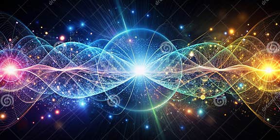 Quantum Field Theory Visualization Particles and Waves Interacting ...