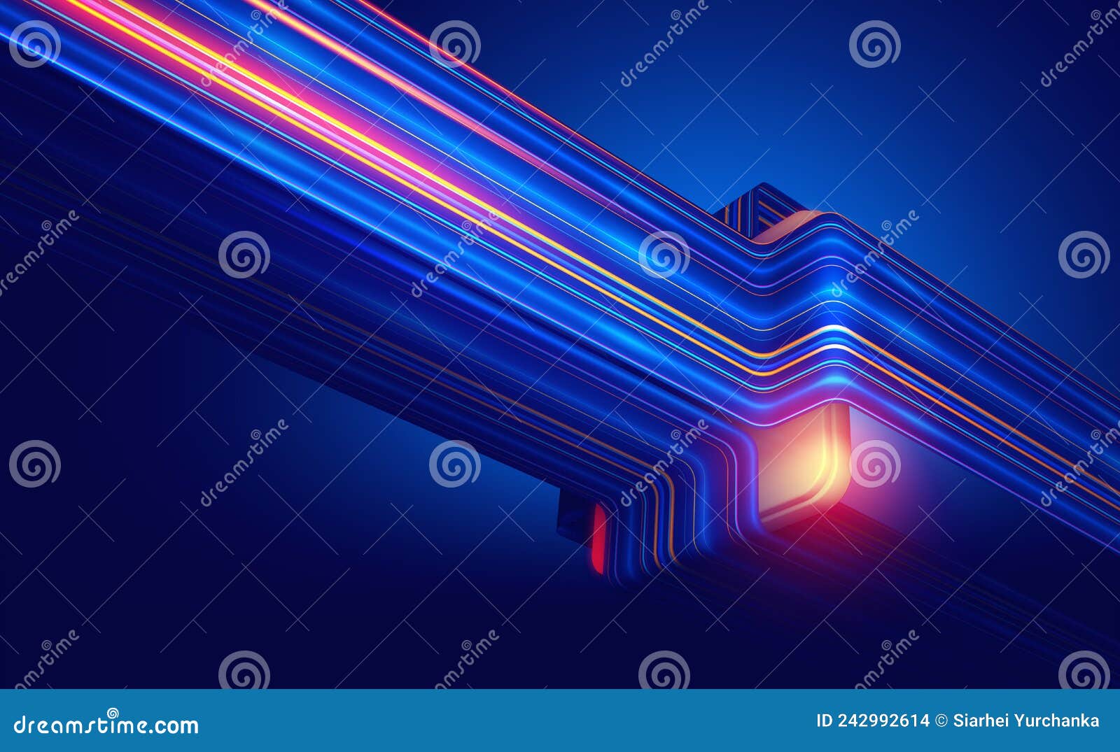 Quantum Flow of Information. Strings, Beams of Digital Flow. CPU ...
