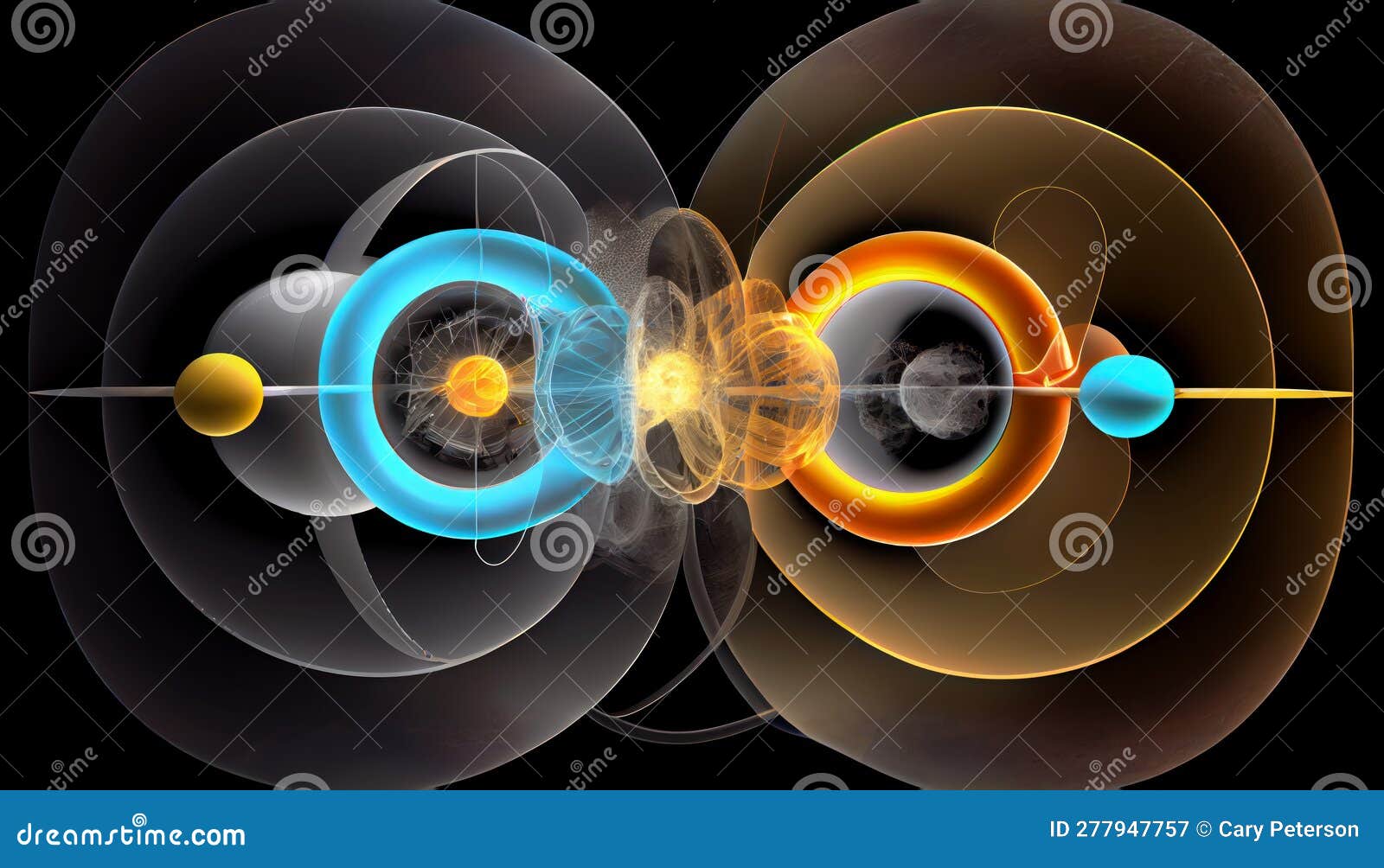 A Technical Diagram Of A Quantum Fluctuation Computer Sphere Royalty ...