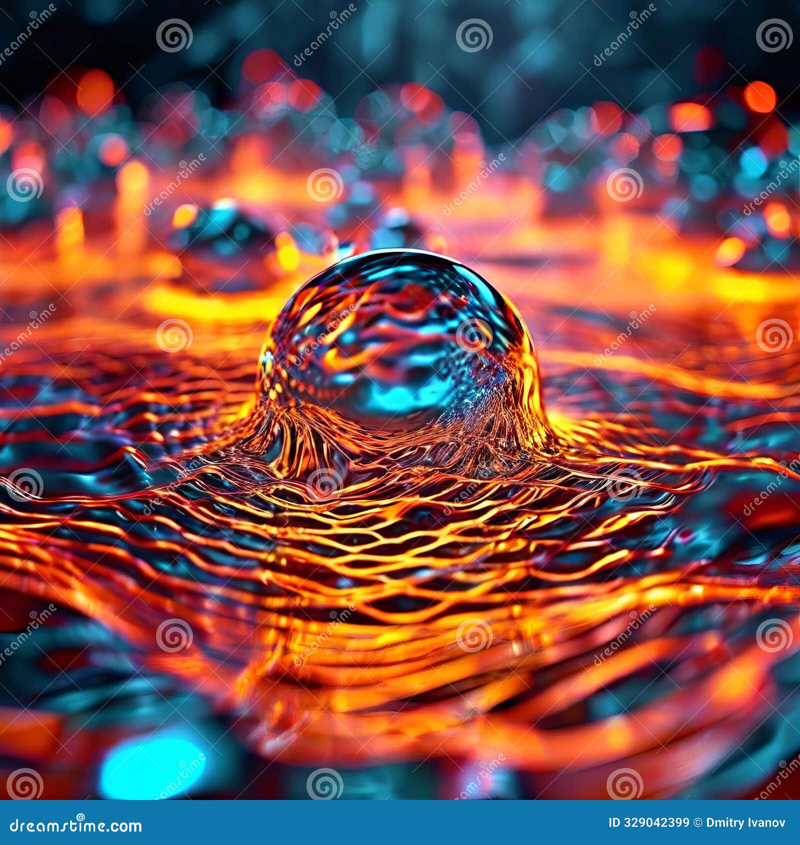 Quantum Foam a Hologram that Illustrates the Concept of Quanum Stock ...