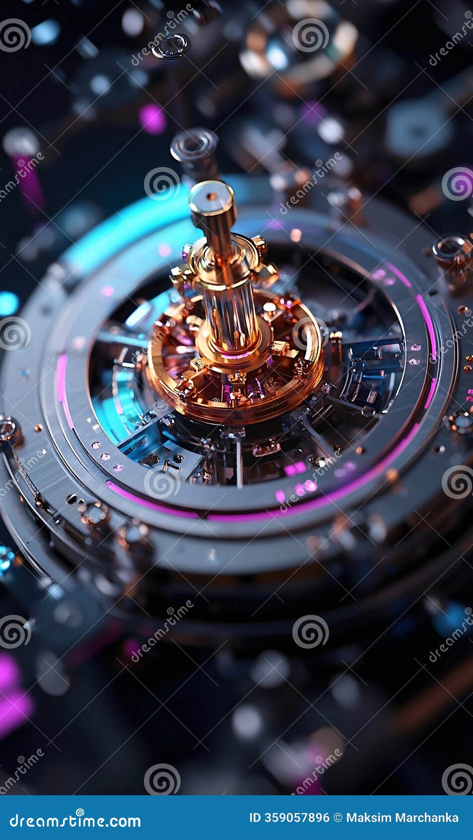 Quantum Laboratory Featuring Advanced Cooling Systems Stock Photo ...