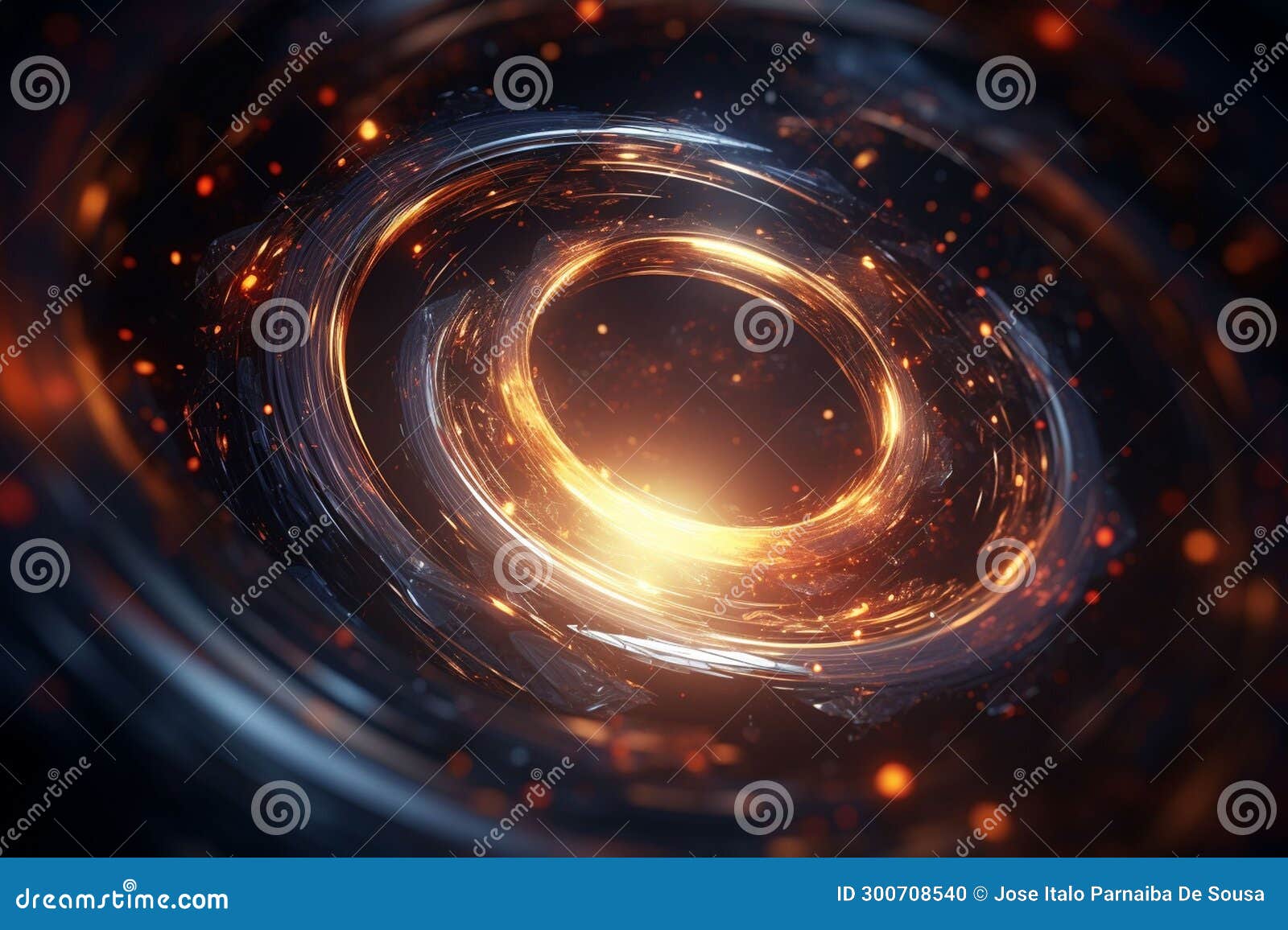 Quantum Leap through Abstract Dimensions Where Stock Illustration ...
