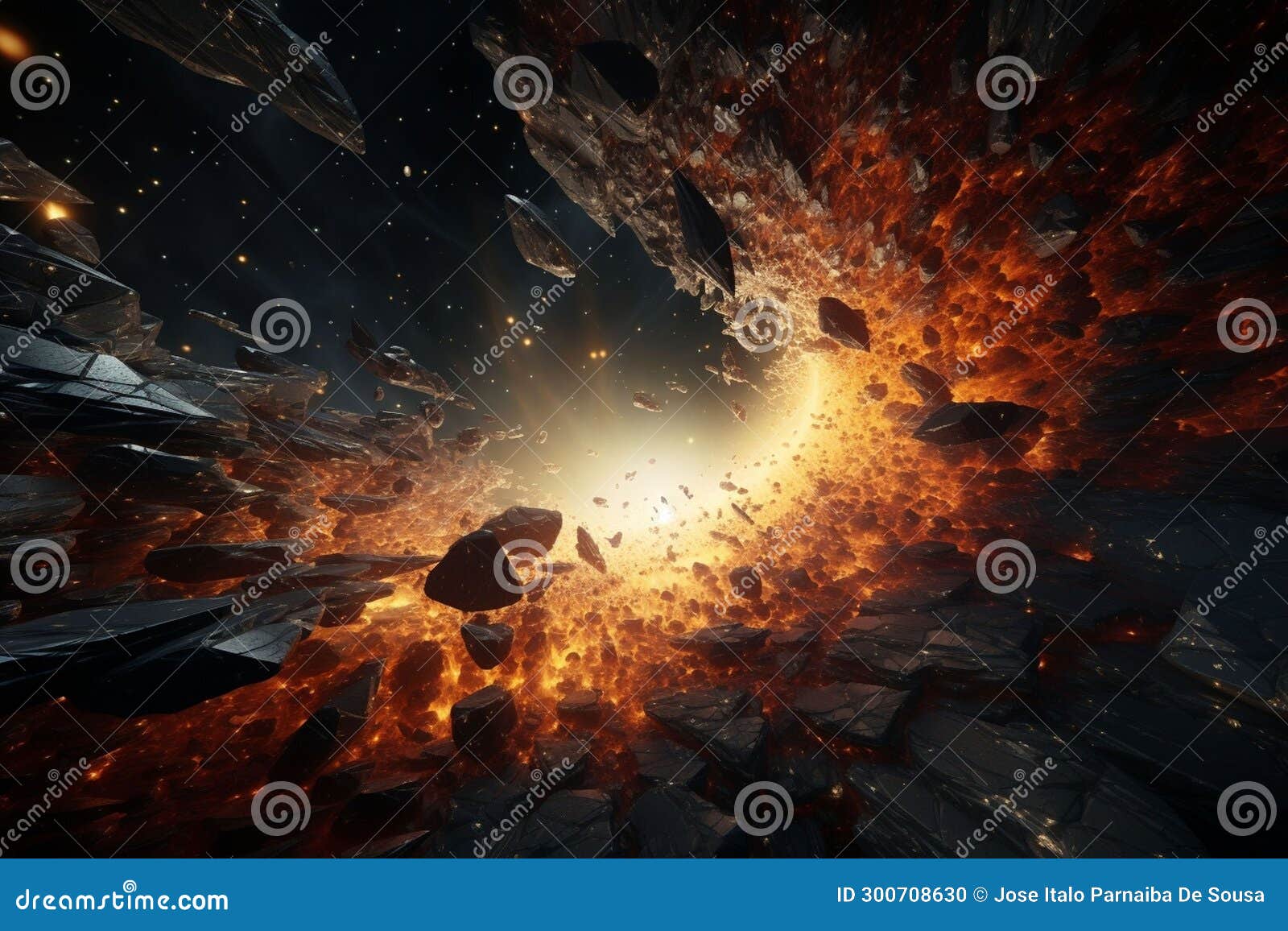 Quantum Leap through Abstract Dimensions Where Stock Illustration ...