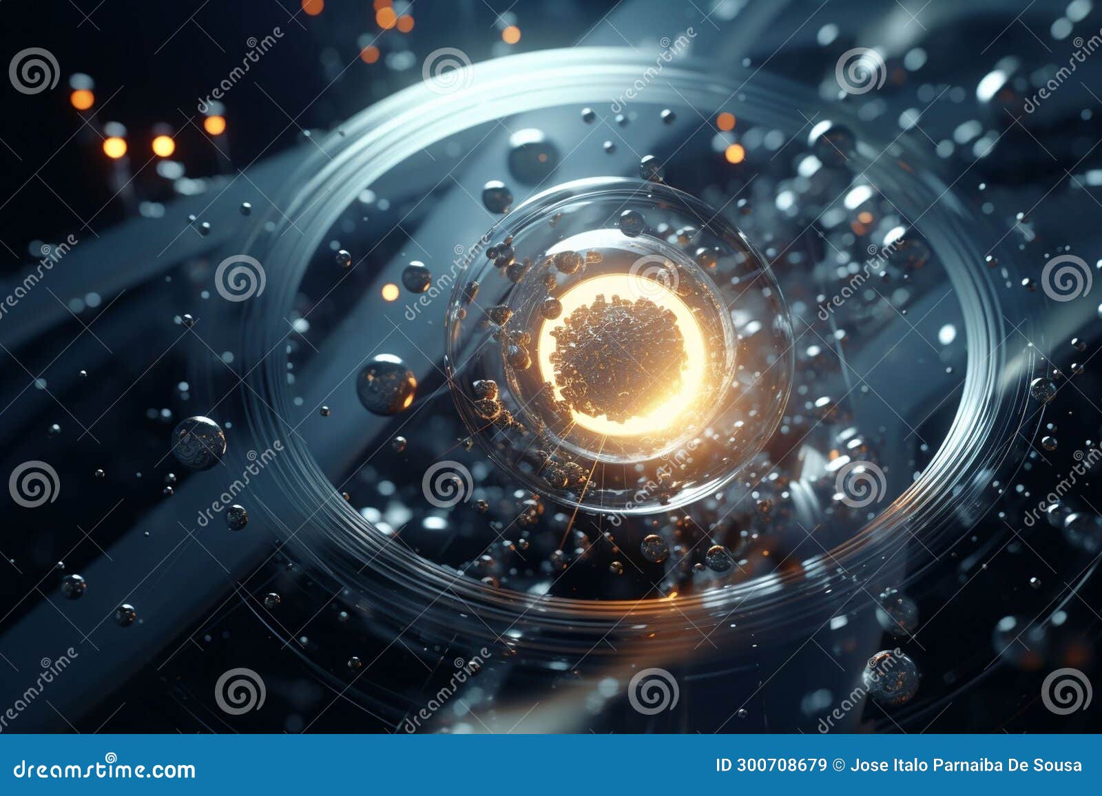 Quantum Leap through the Dimensions of Time Stock Illustration ...