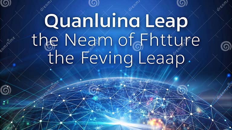 Quantum Leap Navigating the Future of Learning Generative AI Stock Illustration - Illustration ...