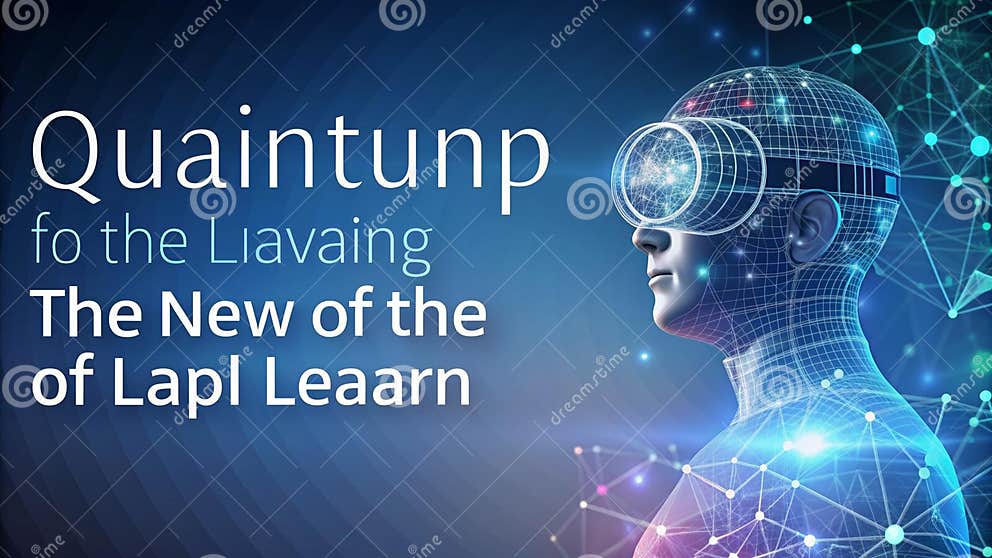 Quantum Leap Navigating the Future of Learning Generative AI Stock Illustration - Illustration ...