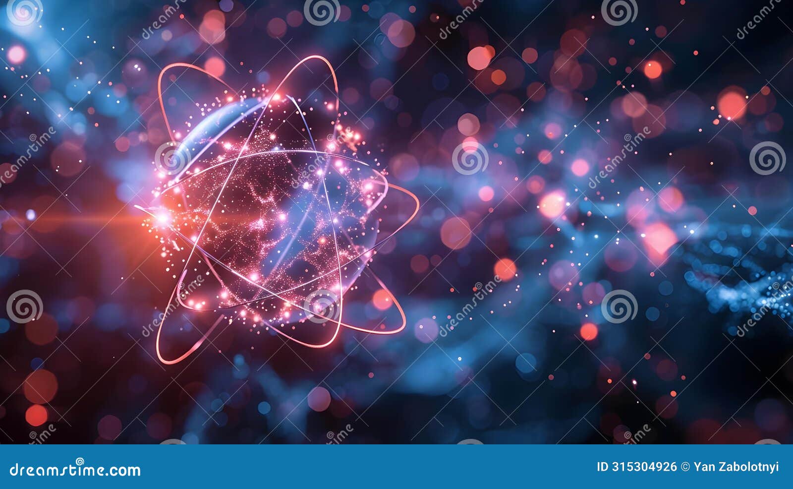 Quantum Leap: Simulating Atomic Frontiers. Concept Quantum Mechanics ...