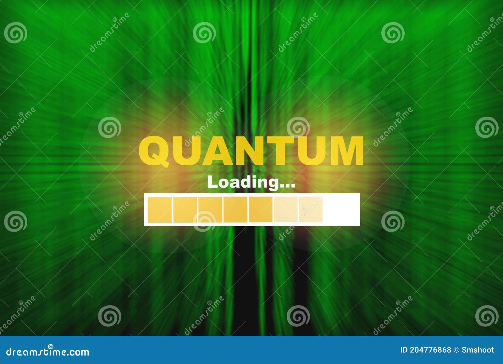 Quantum Loading on Pattern of Green Binary Code Decimal Motion Blur ...