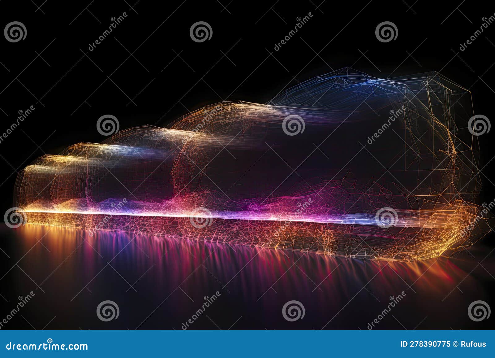 Quantum Logistics Abstract stock illustration. Illustration of ...