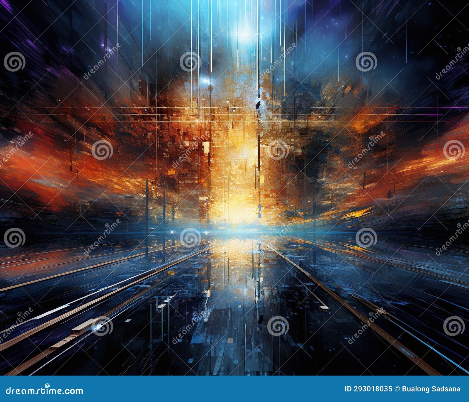 Quantum Mirage is an Abstract Mirage-like Landscape that Combines the ...